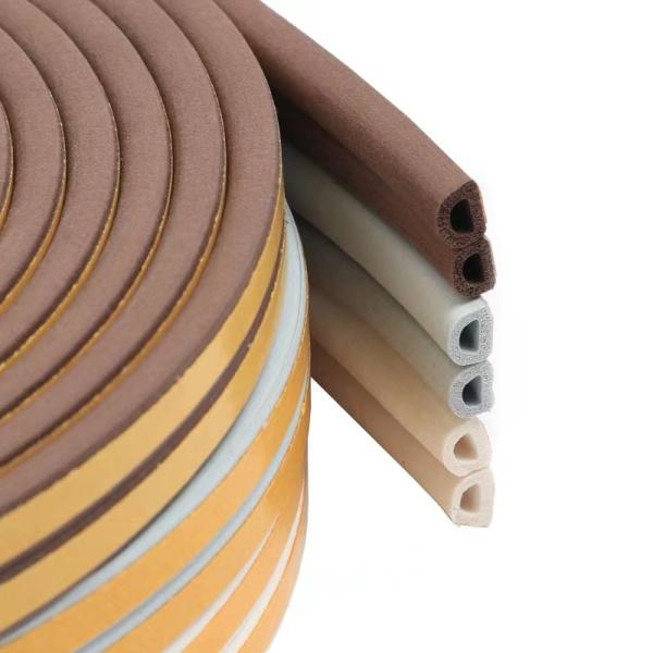 Quality Self-adhesive Epdm Door Window Insulation Draught Excluder Sponge Weatherstrip for sale