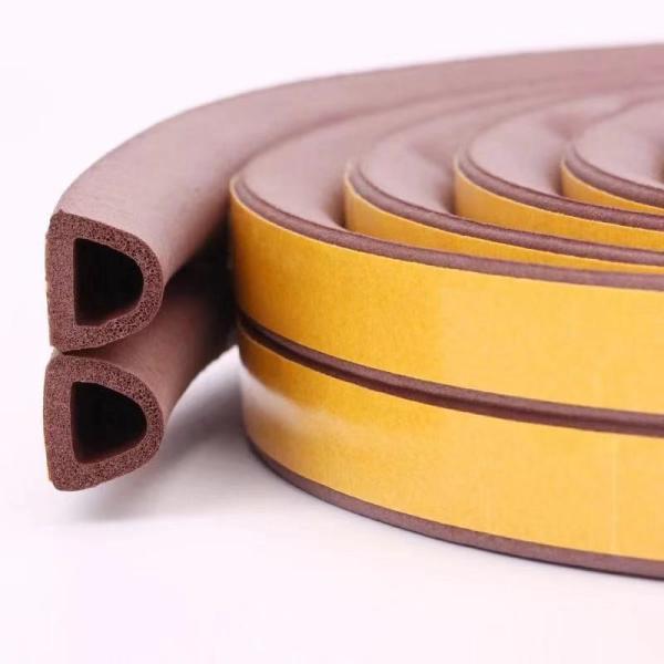 Quality Self-adhesive Epdm Door Window Insulation Draught Excluder Sponge Weatherstrip for sale