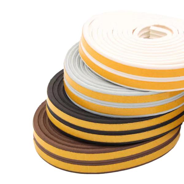 Quality Self-adhesive Epdm Door Window Insulation Draught Excluder Sponge Weatherstrip for sale