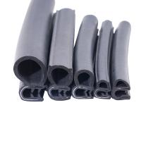 Quality Customize EPDM Black Corrosion Resistance Auto/car Door Sealing Rubber Strip for for sale