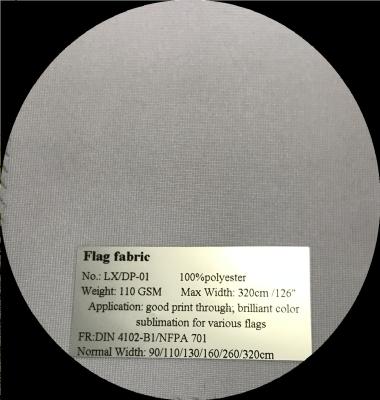 China dye sublimation print 110gsm flag fabric for banner for sale