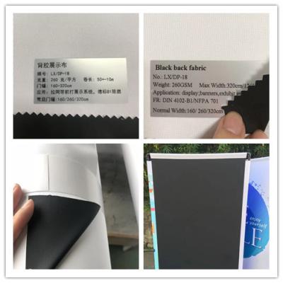 China dye sublimation block-out fabric digital printing display backdrop textile material for sale