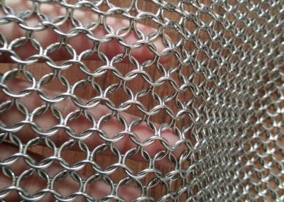 China metal decorativo Ring Mesh de 5mm/cortina SS316 correio de corrente à venda