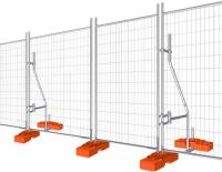 China 2.4m width Wire Mesh Security Fence Panels Removable OD 32mm for sale