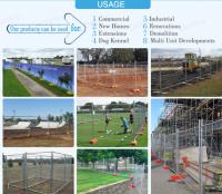 China 2.4m width Wire Mesh Security Fence Panels Removable OD 32mm for sale