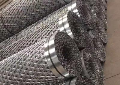 Cina 75x150mm Diamond Mesh Razor Wire Fencing a fisarmonica BTO 25 SS316 in vendita