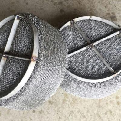 Cina Diametro tricottato compresso dello schermo 304 0.2mm di acciaio inossidabile per i silenziatori di scarico in vendita