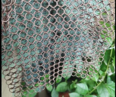Cina Personalizzazione decorativa di Mesh Chain Link Fence Screen del cavo del metallo 1.5mm dell'oro in vendita