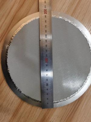 China Sus316l sinterde 10 Micron Poreuze Schijffilter 2.0mm Dikte Dia 90mm Te koop