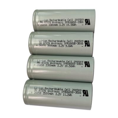 China High Rate 26650 Battery 3.2v Lfp26650 Rechargeable Lifepo4 Batteries for sale