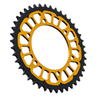 Cina Logo personalizzabile 520 38-48T Spirale in alluminio per Kawasaki EX400 Z400 EX300 KLE300 in vendita