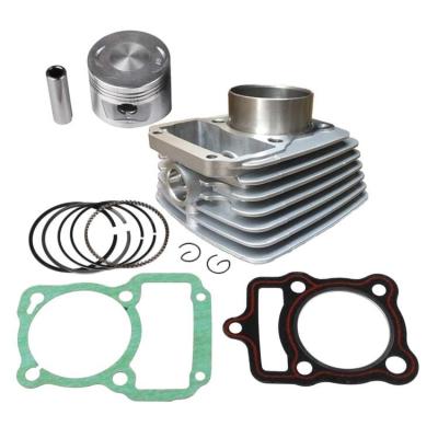 中国 サンプル アルミ合金 オーダーメイド CG150 ホンダ CG 150用のオートバイシリンダーブロックヘッドセット 販売のため