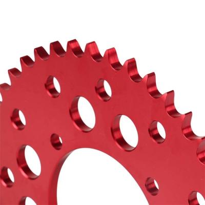 Cina 420 Modello di catena Compatibile Spirale posteriore in alluminio CNC personalizzato per Honda CR CRF110 in vendita