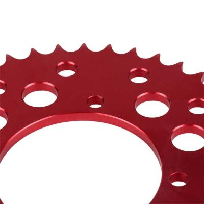 Cina 420 Modello di catena Compatibile Spirale posteriore in alluminio CNC personalizzato per Honda CR CRF110 in vendita