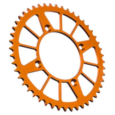 中国 精度 T6061/7075 アルミ合金 520 46T 48T KTM 250 フリーライド R Fのための CNC スプロケット 販売のため