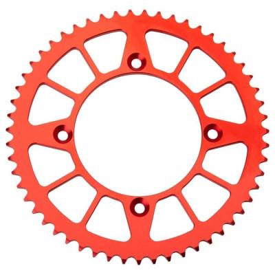 中国 ホンダ CR80R CR85R 天然色 49T-56T用のカスタマイズされたフィット レッド アルミニウム 後ろスプロケット 販売のため