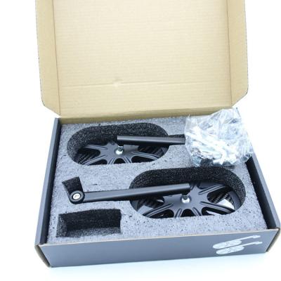 China Carbon Fiber Motorcycle Folding Mirror Rearview Mirrors Improved Visibility for sale