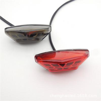 Cina Lumiera di coda per motocicli elettrici a LED a freno modificata a 12 V 90 g/pcs e LED integrata in vendita