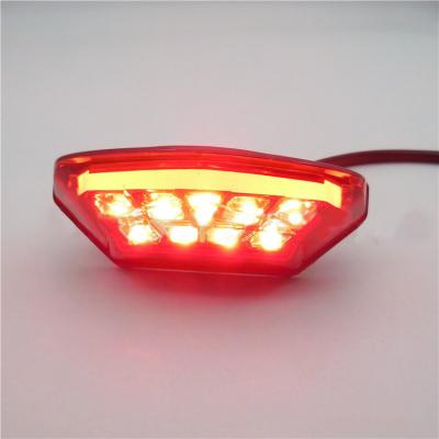 Cina Lumiera di coda per motocicli elettrici a LED a freno modificata a 12 V 90 g/pcs e LED integrata in vendita