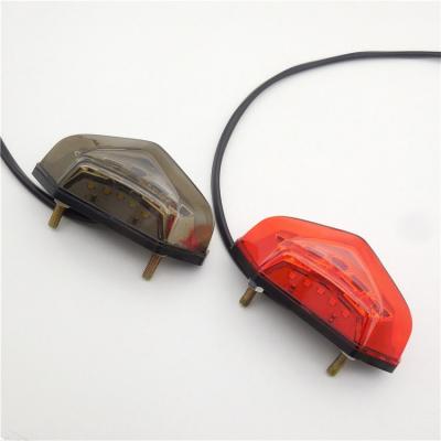 Cina Lumiera di coda per motocicli elettrici a LED a freno modificata a 12 V 90 g/pcs e LED integrata in vendita