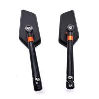 China Make Sample Pentagonal Rhombus Semi-CNC Universal Side Mirror for Motorcycle for sale