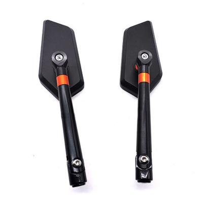 China Make Sample Pentagonal Rhombus Semi-CNC Universal Side Mirror for Motorcycle for sale
