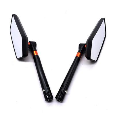 China Make Sample Pentagonal Rhombus Semi-CNC Universal Side Mirror for Motorcycle for sale