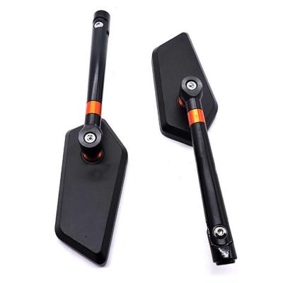 China Make Sample Pentagonal Rhombus Semi-CNC Universal Side Mirror for Motorcycle for sale
