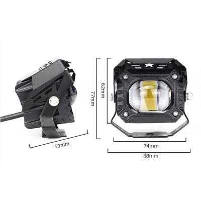 Cina 12-80V LED spot light per motociclisti luci di nebbia progetto modifica su misura in vendita