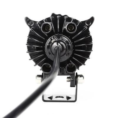 China 16W Dual Color LED Motorcycle Fog Light Head in Owl Design for Custom Modified Project for sale