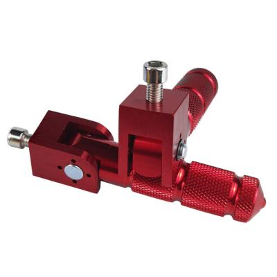 Cina Calzature per motociclette in lega di alluminio rosso con pieghevole e modifica CNC personalizzata in vendita