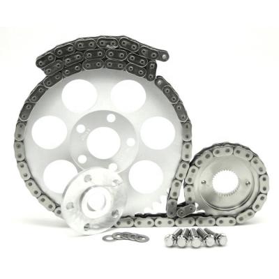 China Tension strength 38kN Motorcycle Chain and Sprocket Kits for Harley Davidson XLH1200 Sportster for sale