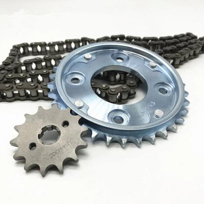 中国 パキスタン市場向け 高周波消し 420 428 モーターサイクルのチェーンとプロケットキット 販売のため