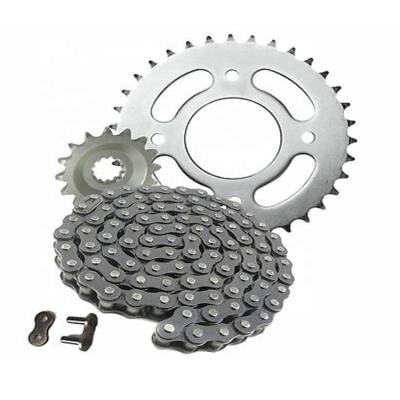 China Customized 428-128L Chain and Sprockets Set for Honda CBR 125 R Replace/Repair Purpose for sale
