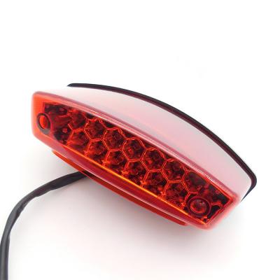 China Voltage DC 12V Motorcycle LED Brake Tail Light for Honda Yamaha Suzuki for sale