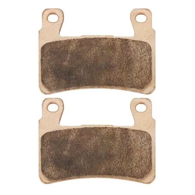 China Pads de freio sinterizados dourados 75 x 55,5 x 7,5 mm para Honda CB400 CBR600 CB1000R CB1100 CB1300 à venda