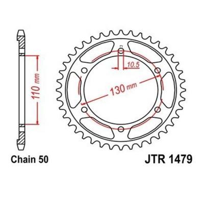 Cina Motopropulsore per Yamaha YZF R1 Custom Steel 47T 530 Perfetto allineamento e funzionalità in vendita