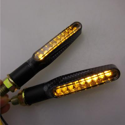 China Luz amarela Custom Sequencial 9pcs LED Luz de sinal de virada para motocicleta à venda