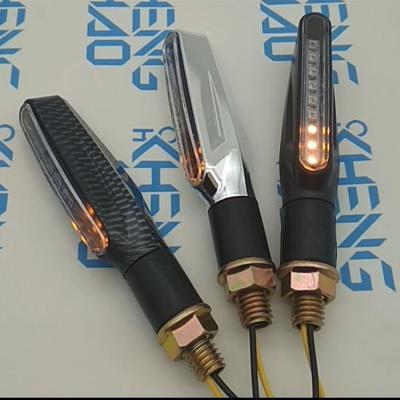 China Luz amarela Custom Sequencial 9pcs LED Luz de sinal de virada para motocicleta à venda