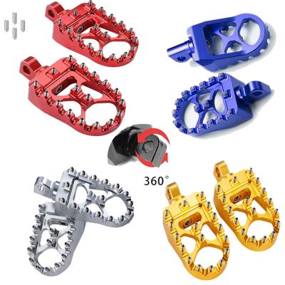 Cina Custom 360 gradi di rotazione CNC Wide Foot Peg per Harley Sportster 883 1200 XL alluminio in vendita