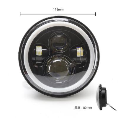 Cina Custom Modified 7 Inch LED Round Retro Vintage Motorcycle Far Lamp Prove Prove in vendita