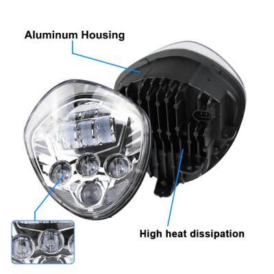 China 60W Motorcycle LED Headlight Universal Custom Modification for Replace/Repair Purpose for sale