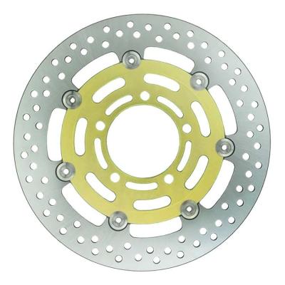 Cina Disco freno anteriore personalizzato da 280 mm per Kawasaki ZX-6 R Ninja in colore naturale oro in vendita