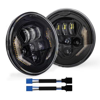 Cina 12V Scopo Sostituzione/riparazione Sistema di illuminazione rotonda per motociclette con fari a LED da 7 pollici in vendita