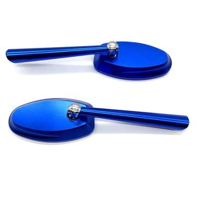 Cina Vetro a superficie convessa Dimensione 10,3*5,5 cm Specchietti retrovisori personalizzati per motociclette in vendita