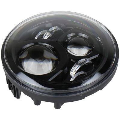 Cina Faretti universali a LED da 7 pollici per motociclette in alluminio stampato in vendita
