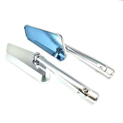 China 800 g/paar Universele CNC Aluminium Motorfiets zijspiegel met glasgrootte 13,2*5cm Te koop