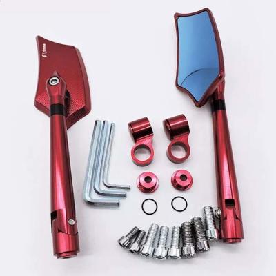 China CNC Aluminium Roller Motorrad Seitenspiegel Rückspiegel mit und Konvexe Oberfläche zu verkaufen