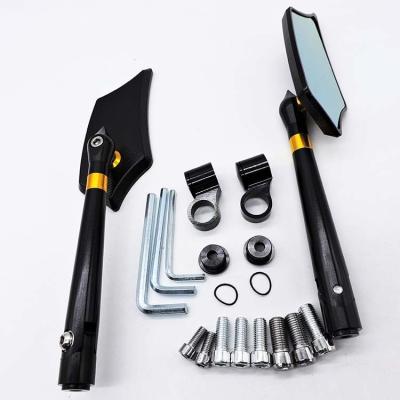 China CNC Aluminium Roller Motorrad Seitenspiegel Rückspiegel mit und Konvexe Oberfläche zu verkaufen