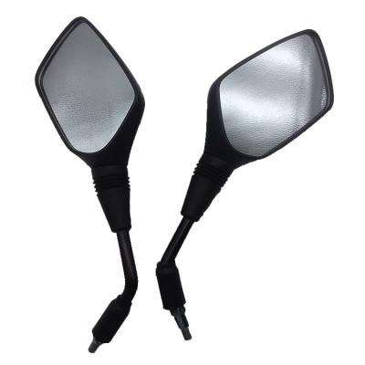 Black Custom E4 Approved Motorcycle Rear View Mirror Universal Fit